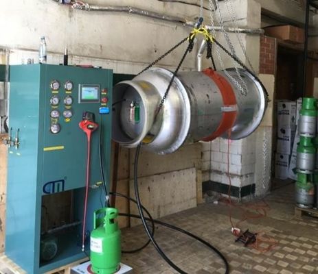 R404a Single Stage Refrigerant Reclaim Machine With 4kg/Min Filling Rate