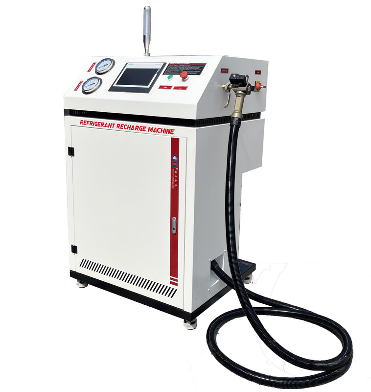 CM8600 Factory r134a filling system oil liquid refrigerant charging machine