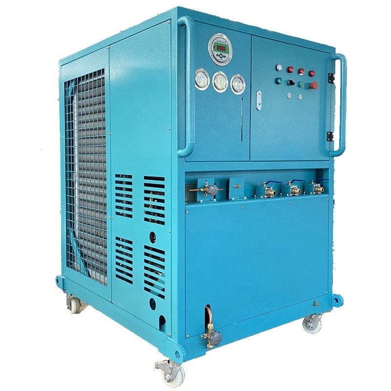 R32 R134A R410A 25HP Gas Recovery Machine Equipment Refrigerant ...