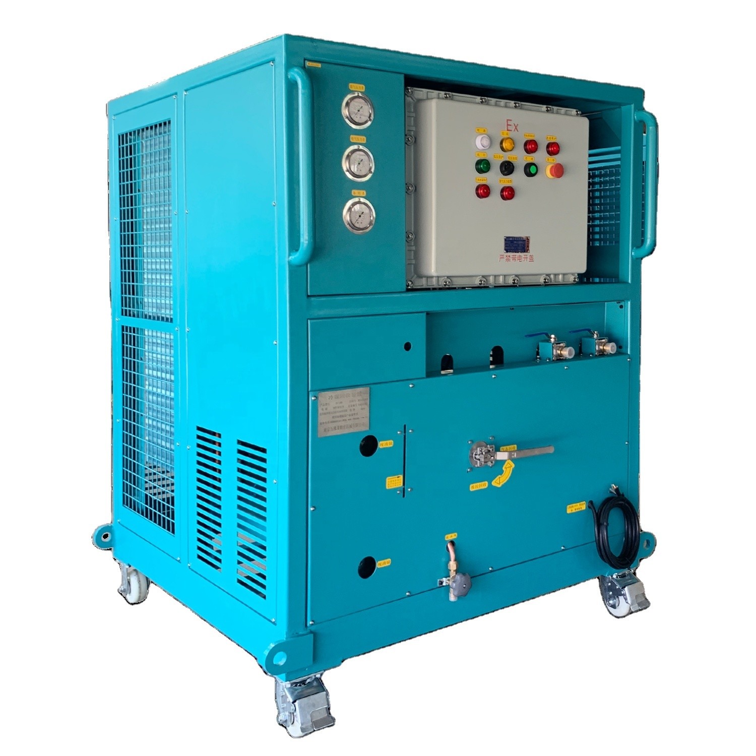 r600 r290 hydrocarbon refrigerant recovery machine 10HP oil less ...