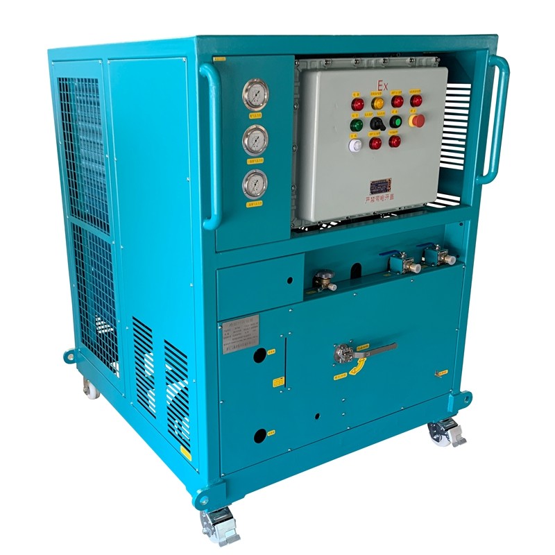 ATEX Oil Less Explosion Proof Refrigerant Recovery Machine Large 10HP ...