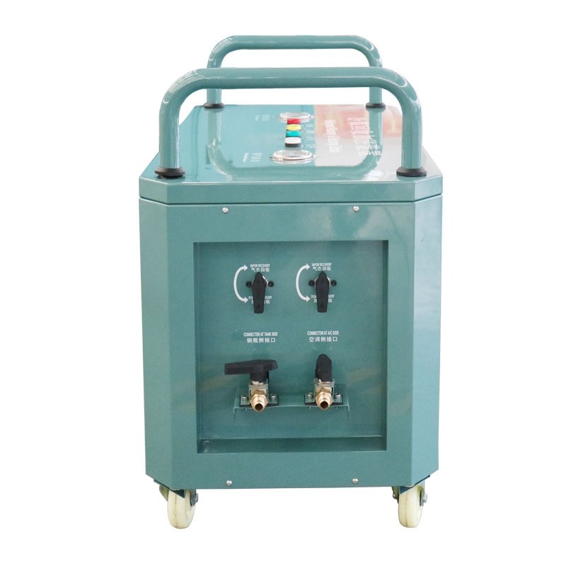 R134a R410a freon gas recovery unit full oil less 2HP chiller a/c ...