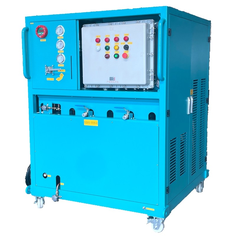10HP Refrigerant Charging Machine R32 Recycling Oil Less AC Filling ...